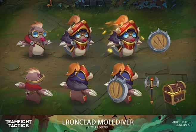 Riot Games Teamfight Tactics Reckoning: Dawn of Heroes Art Blast ...