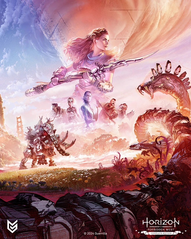 Horizon Forbidden West Complete Edition keyart-花瓣网