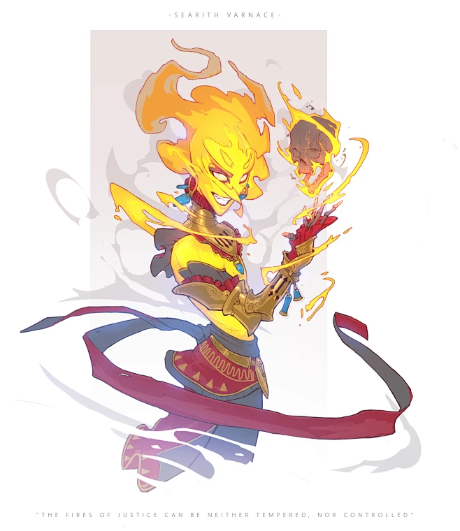 Searith Varnace - The Fire of Justice, RICH CAREY : Ifrit fire ...