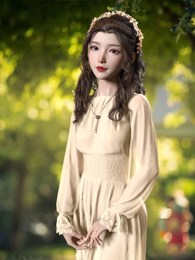 #3DCG Breeze - Mazarus的插画-花瓣网