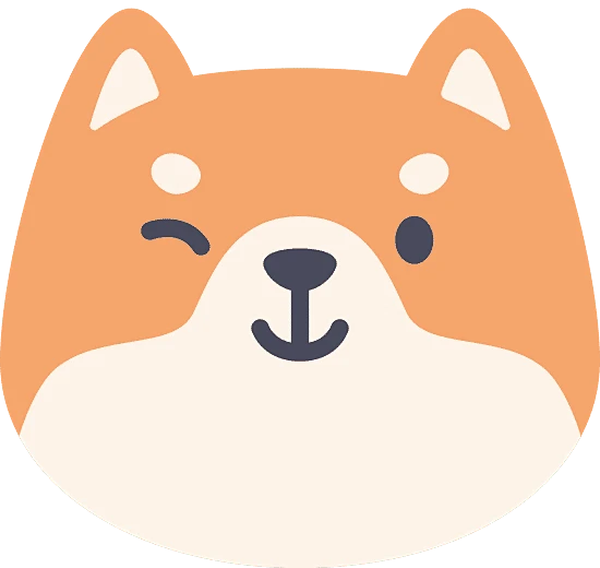Winking Shiba Inu Dog-花瓣网