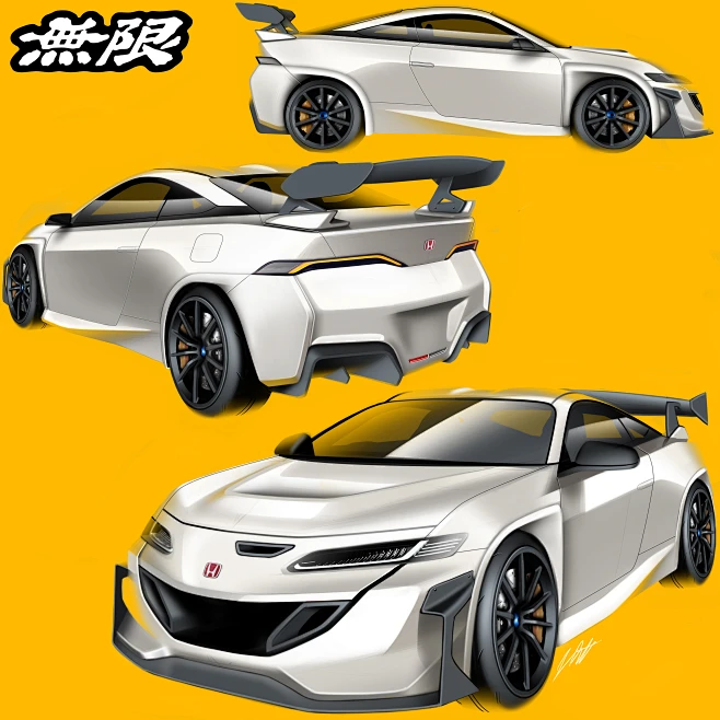 Mugen Honda Integra Type R Design Concept :: Behance-花瓣网