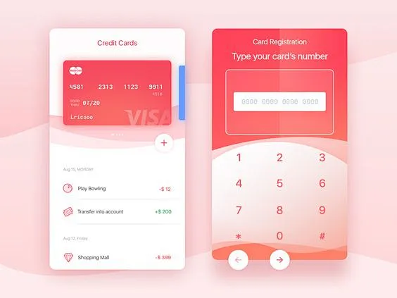 Credit card full screen-花瓣网
