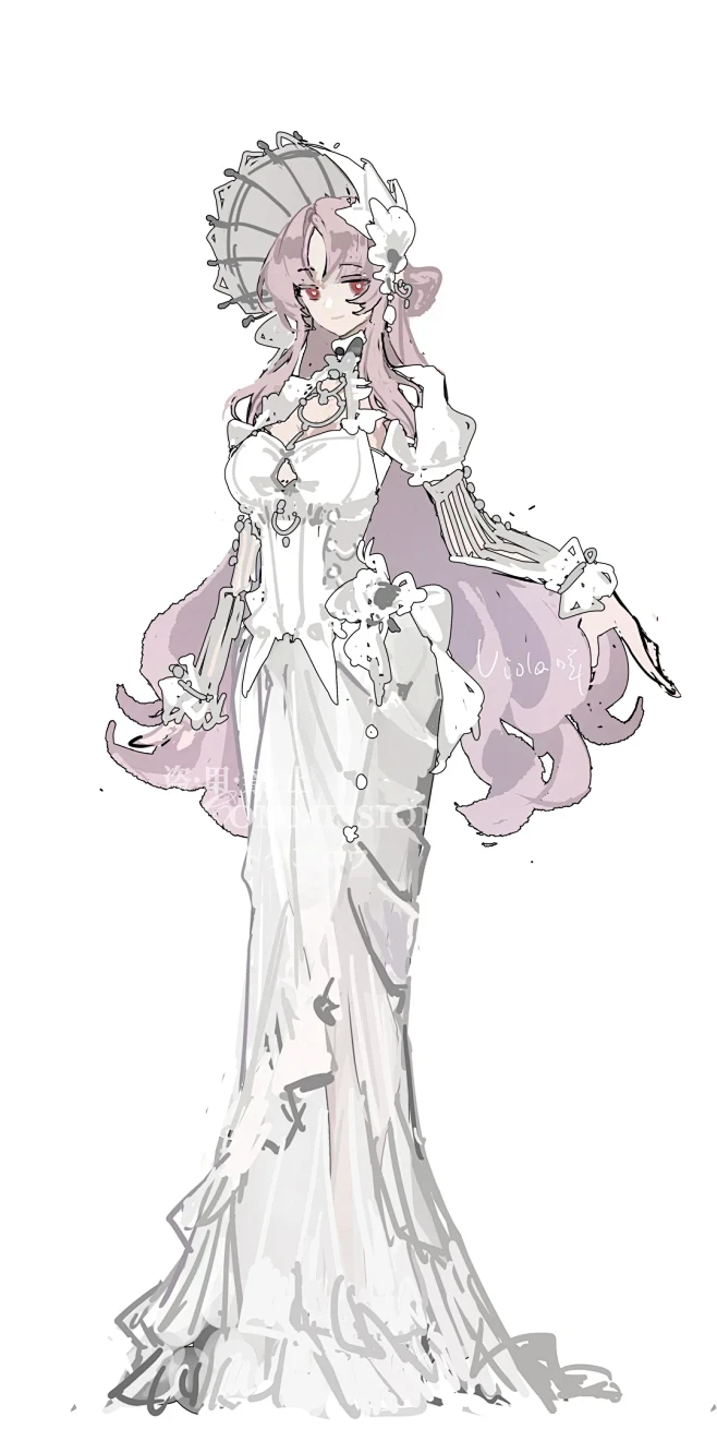 oc服设-livius白礼服 - 小红书-花瓣网