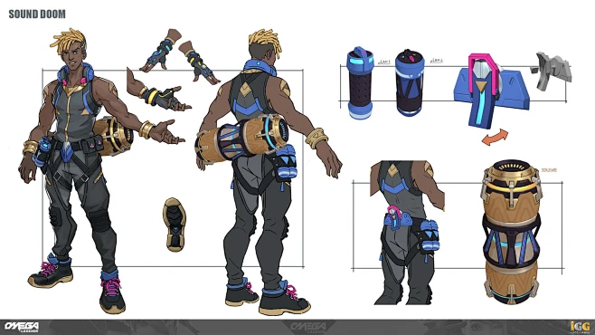 Omega Legends：Sound Dome, xiang zhang : New hero design I did for Omega ...