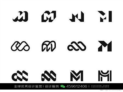 字母M LOGO设计标志品牌设计作品欣赏 (17)