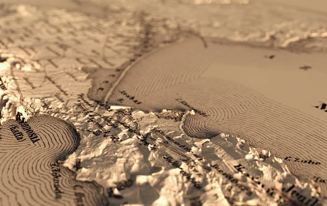 German map of Crimea 1854-花瓣网