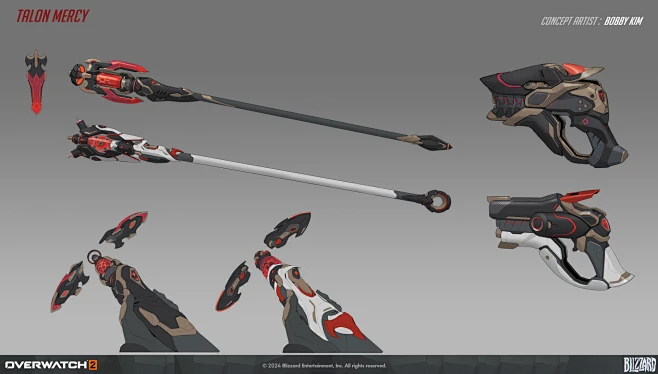 Overwatch 2: Mercy Mythic Skin Concept-花瓣网