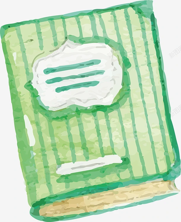 水彩图书矢量图图标 创意素材-花瓣网