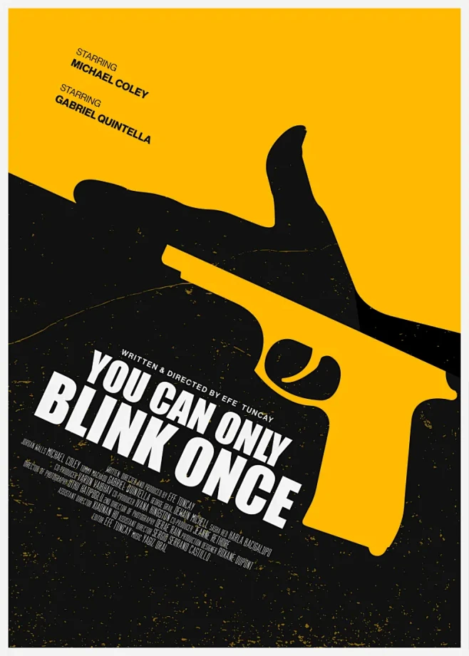 You Can Only Blink Once海报 5-花瓣网