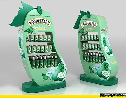 POSM WONDERFARM-花瓣网