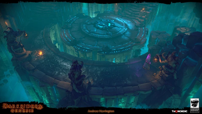 Darksiders Genesis - Hub , Andrew Harrington : The Void Hub was a ...