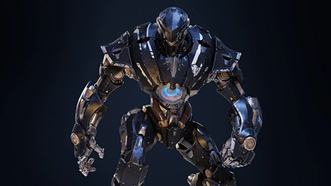 Mecha _ Sovereign Sentry-花瓣网