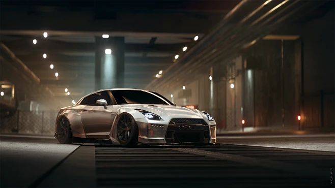 Pandem / Nissan GT-R R35, Mikhail Sharov : The shot was captured in the video-game "Need for ...