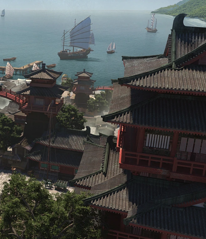 Ancient harbour-花瓣网