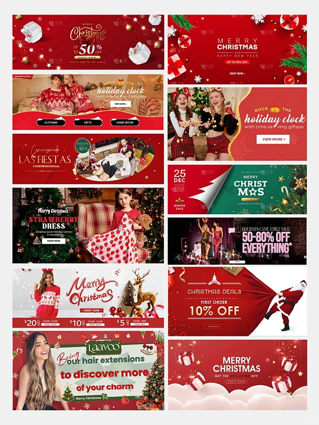 亚马逊 圣诞节‍Banner 分享 - 小红书-花瓣网