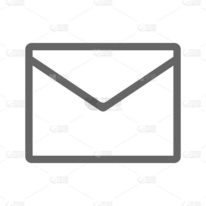 Envelope icon vector eps10. grey envelope email si素材-花瓣网