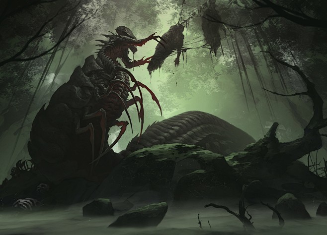 虫族原画虫子原画虫族怪物原画来自cgbook.cn (129)