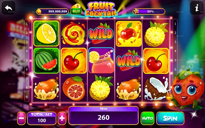 Fruit Cocktail Slot Game Kit-花瓣网