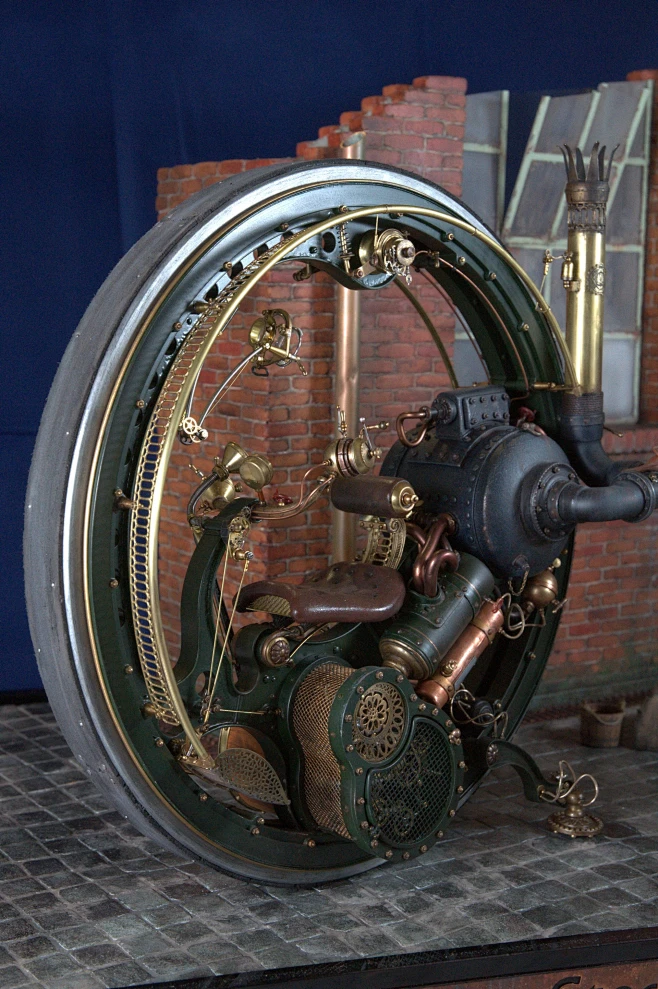 Modern Steam Monobike - London 1896, Stefano Marchetti : From my own ...