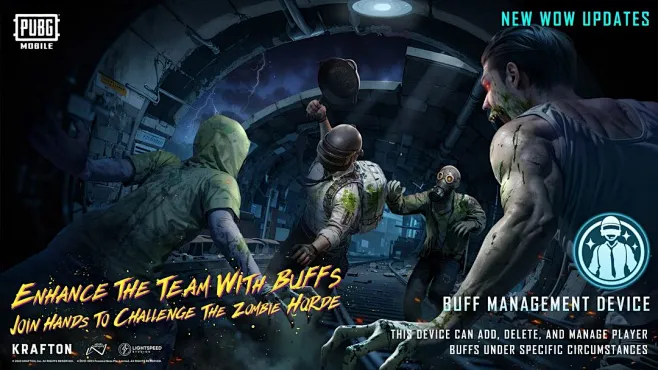 Photo by PUBG MOBILE on October 01, 2023. May be an image of 3 people, poster and text that says ...