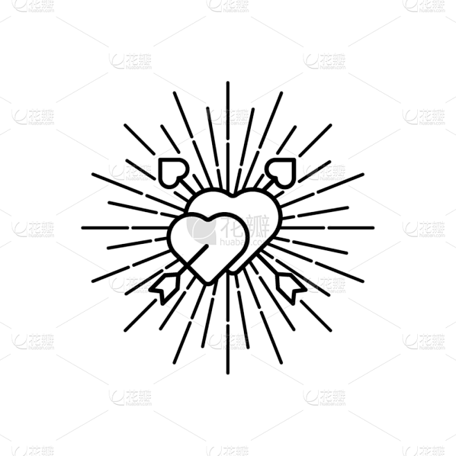 cupid icon simple cupid arrow cupid logo love