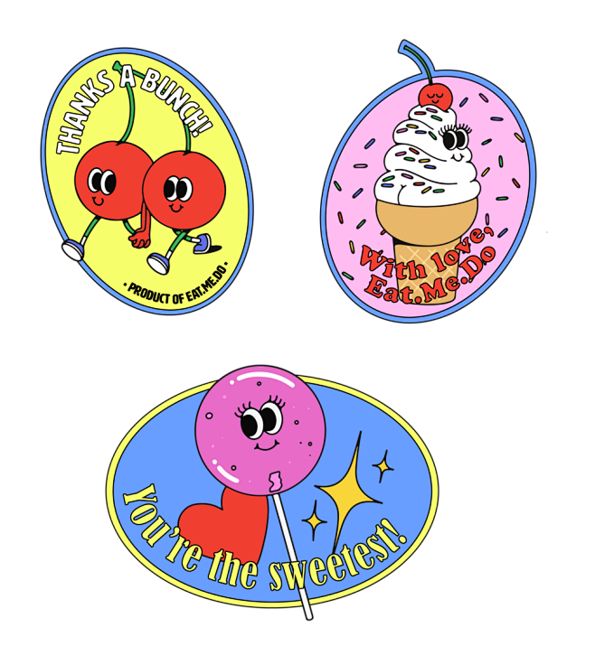 Sticker Pack for EAT.ME.DO