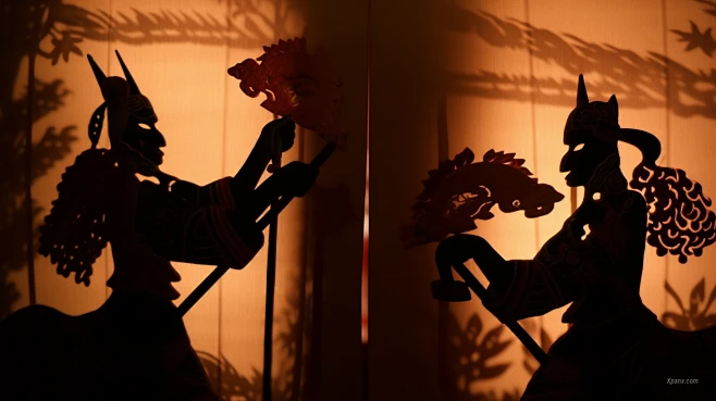 AI绘画_Prompts_wyb621520_Chinese_shadow_puppetry_shadow_puppet_props ...