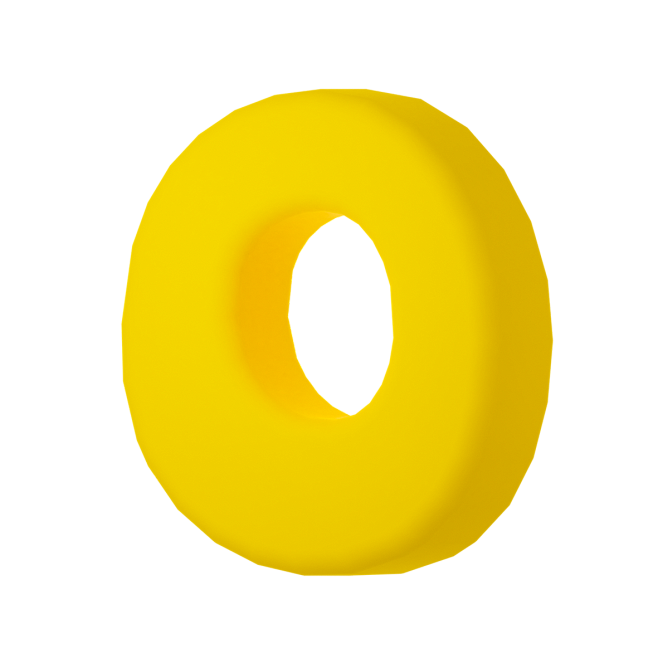 O 数字 字母 PNG 建模 3d blender