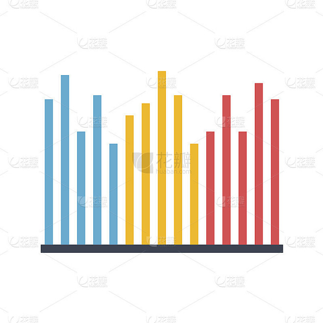 条形图矢量图标