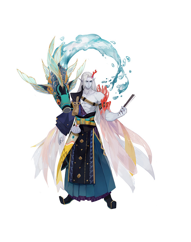 荒川之主皮肤-怒涛沧海立绘