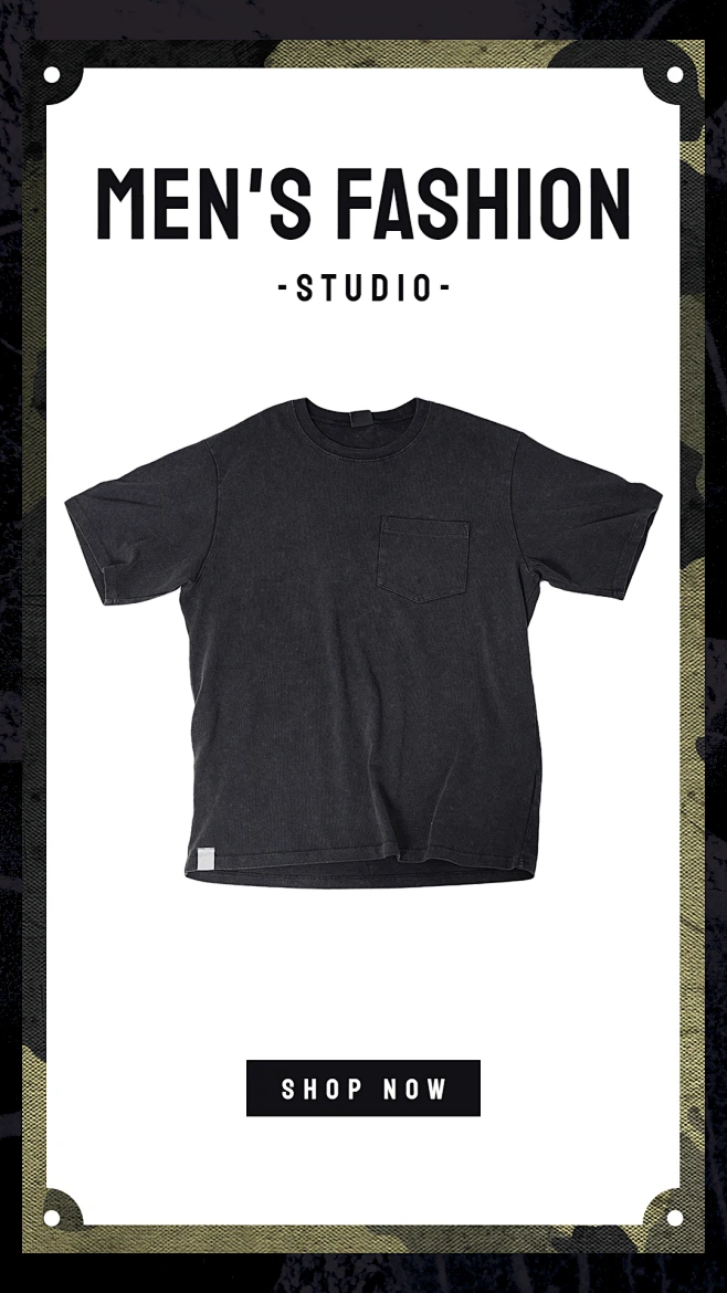 Fashion Men's New Wear Promotion Ecommerce Story素材-花瓣网