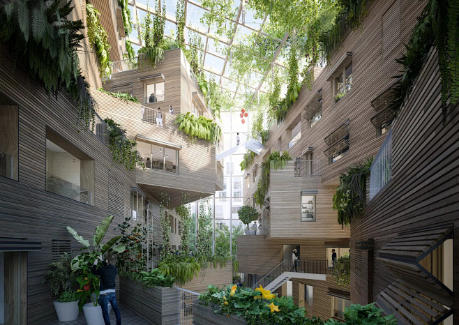 “垂直森林”住宅，建筑融于自然 / MVRDV – mooool木藕设计网