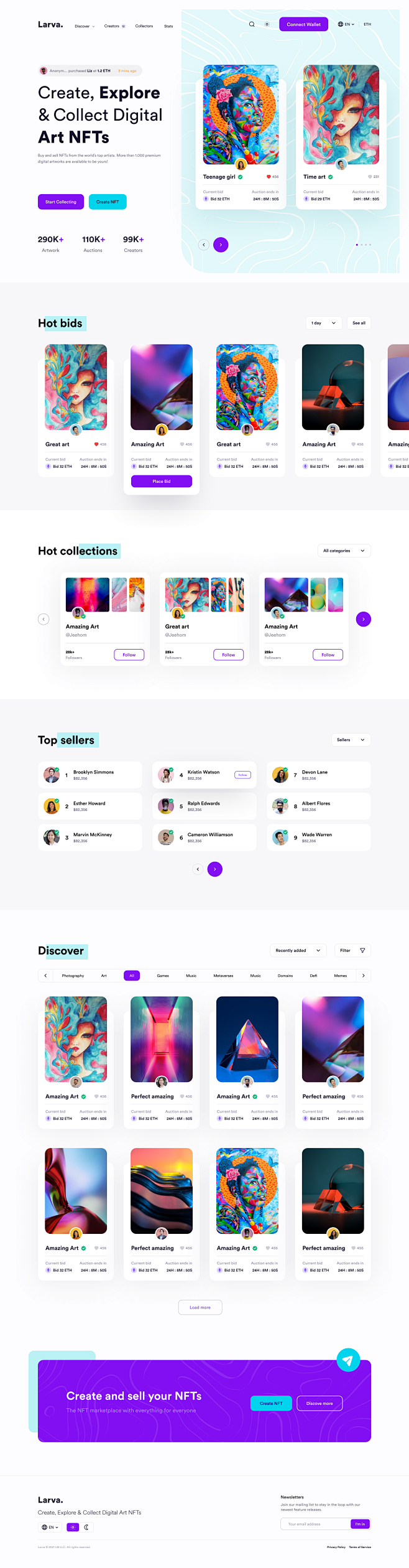 Crypter - NFT 市场 UI 工具包