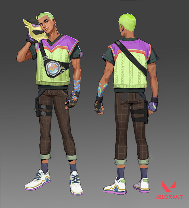 Valorant Agent Gekko concpet