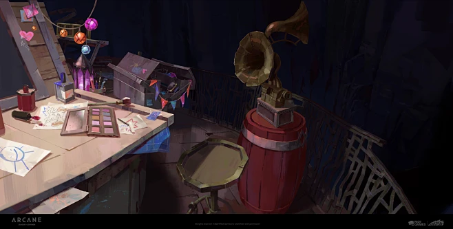 Arcane matte painting-花瓣网