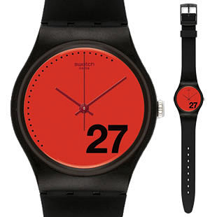 【365mx.com】专柜正品斯沃琪 Swatch 手表 2013 中性经典原创 俱乐部 27 GB276#正品##专柜##手表##