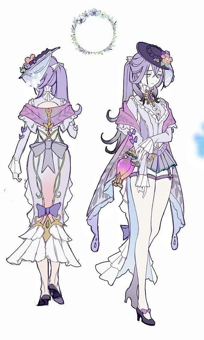 调香师的设计稿有种意林小小姐的感觉