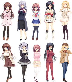 galgame 立绘-花瓣网|陪你做生活的设计师 | 3g】-角色素材-微元素Element3ds - Powered by Discuz!