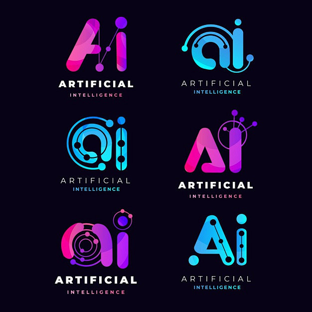 渐变 ai 字母logo标志矢量图素材-花瓣网