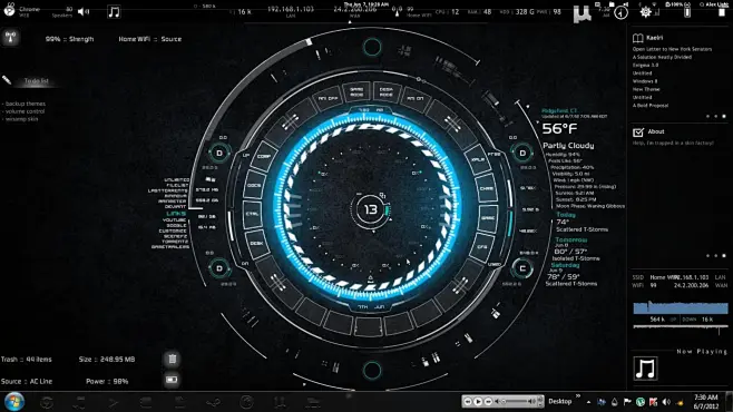 Iron Man Hud Wallpaper Iron man hud w-花瓣网