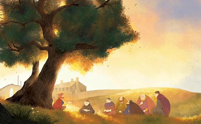 ILLUSTRATION Picture book Ryan G. Van Cleave Tree Witness witnesstrees-花瓣网