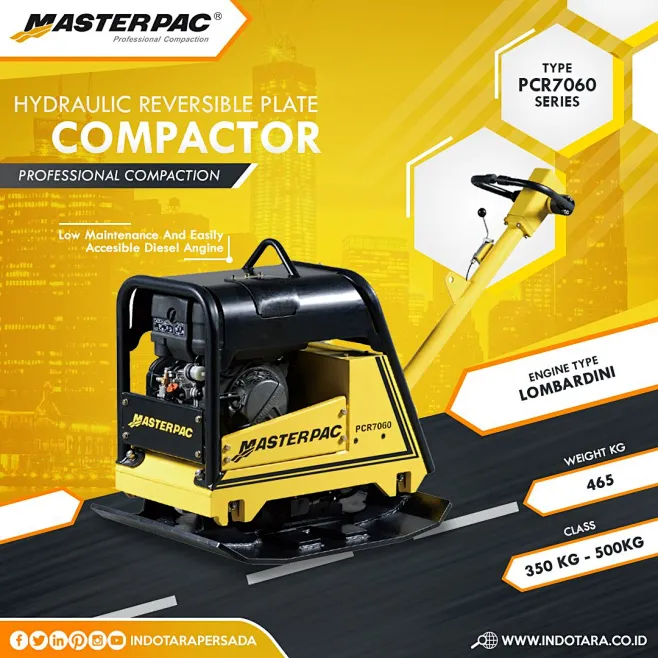 Masterpac Hydraulic Reversible Plate Compactor Class 350 kgs - 500 kgs!-花瓣网