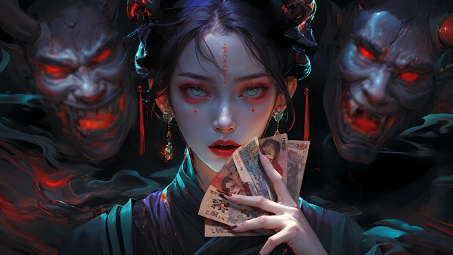 恶魔女孩-hzj(5)图片_捉鬼图片素材-花瓣网