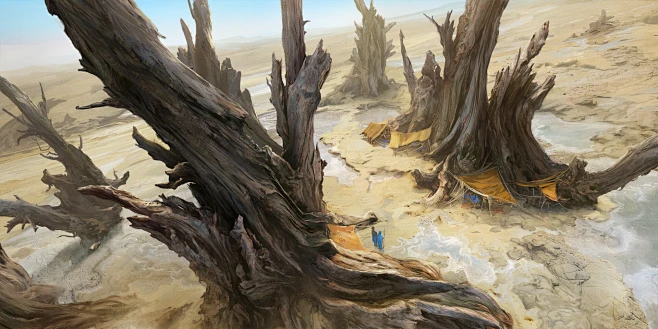 Desert camp-花瓣网