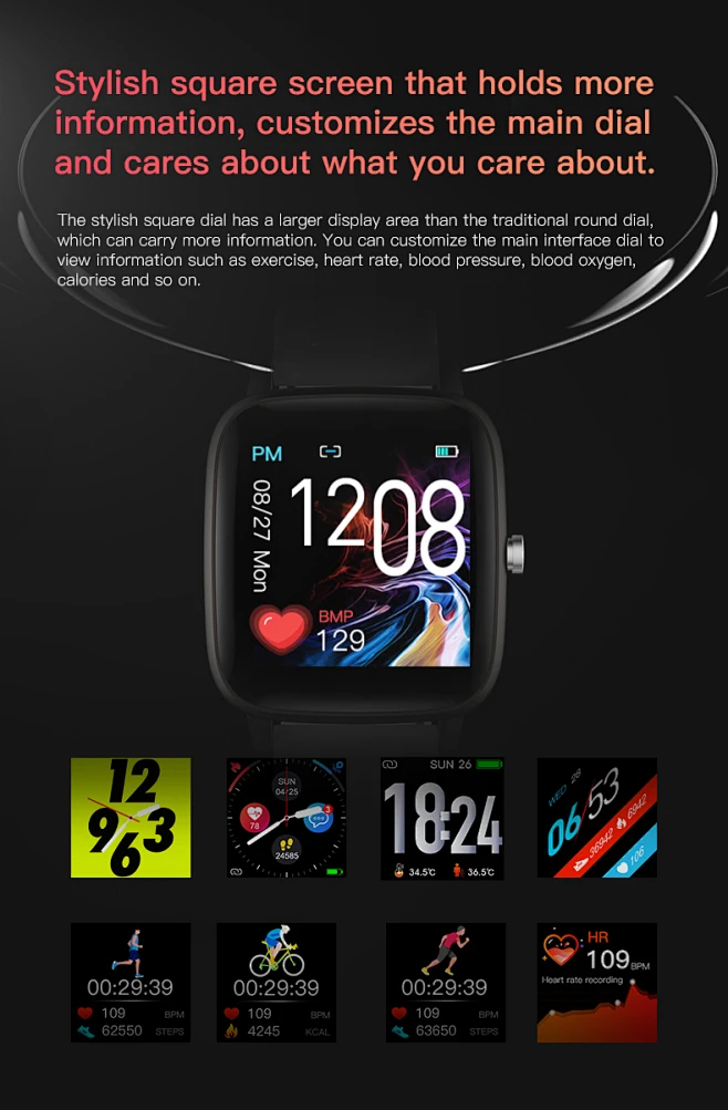 18.99US $ 30% OFF|MoreFit T98 Smart Watch Body Temperature Measurement ...