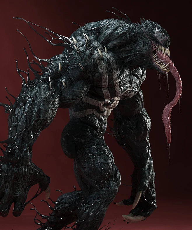Venom, Rodion Vlasov : My vision of famous Marvel's character Venom Hope you like it! Turntable ...