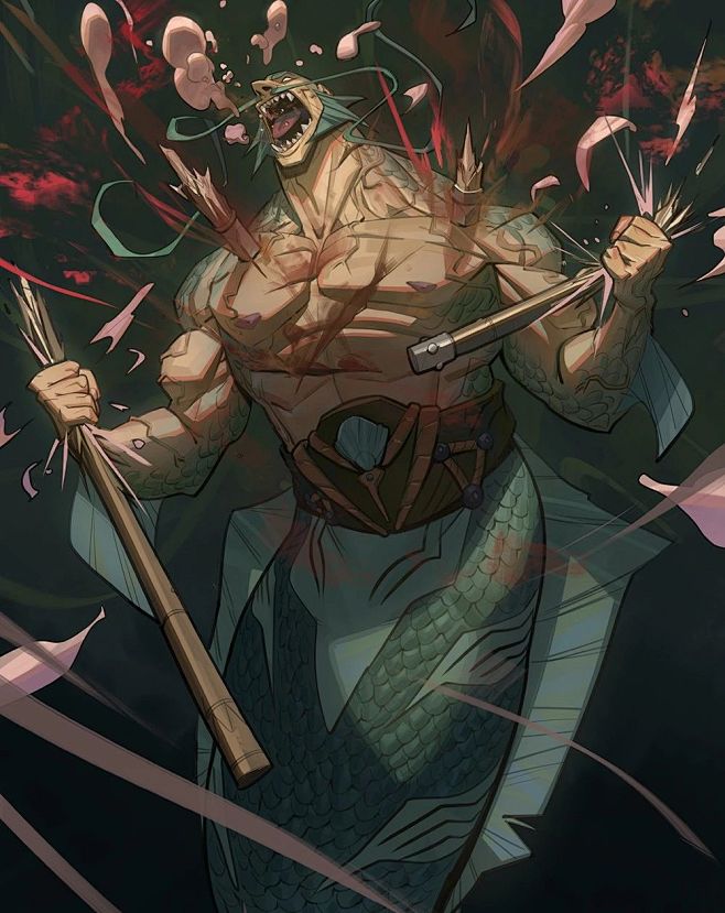 欧美角色/欧美插画/写实风 美国画师Nesskain 一组战士角色插画作品 花瓣关注原画人，推荐更多精选素材，绘画更有灵感