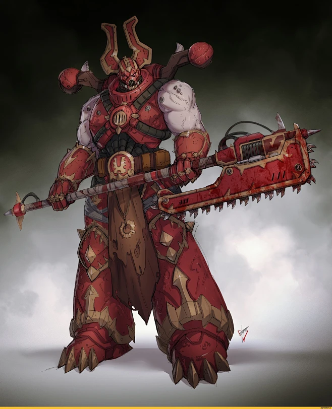 Eko99nine-khorne-berzerker-Chaos-Space-Marine-Chaos-%28Wh-40000%29 ...