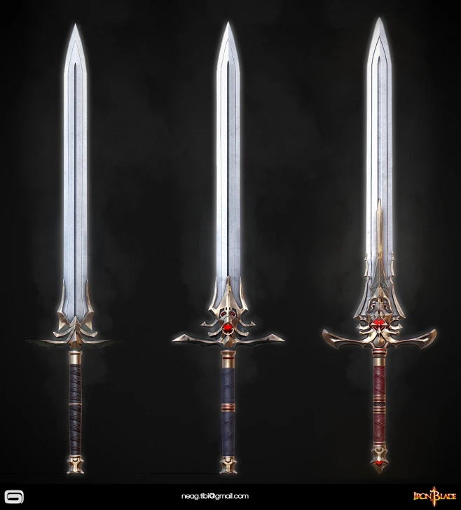 Iron Blade Epic Swords, Tibi Neag : Hi guys! This is a series of swords ...